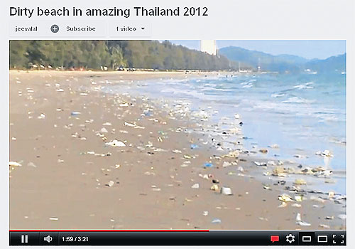 Bangkok Post - Dirty Rayong beaches dismay tourists