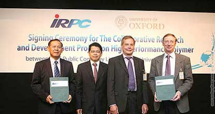 Bangkok Post - IRPC joins forces with Oxford