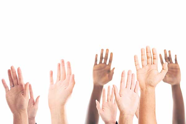 Bangkok Post - Putting their hands up