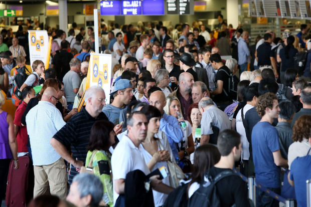 Bangkok Post - Busy Suvarnabhumi at New Year
