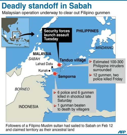 Bangkok Post - Malaysia unleashes military on Filipino invaders