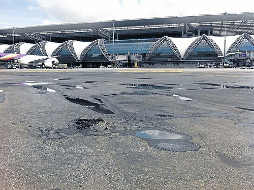 Bangkok Post - Suvarnabhumi moves to patch up potholes