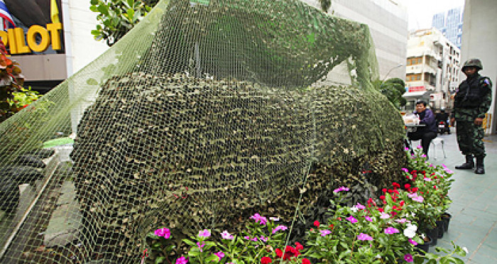 Bangkok Post - Army enlists flower power