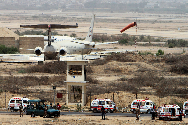 Bangkok Post - Forces repel attack near Karachi airport