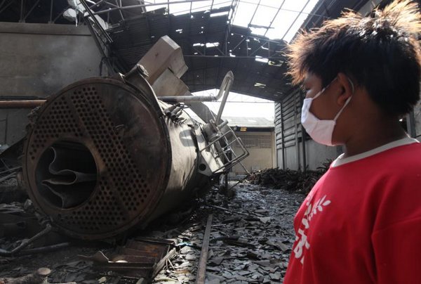 Bangkok Post - 22 people hurt as factory boiler explodes