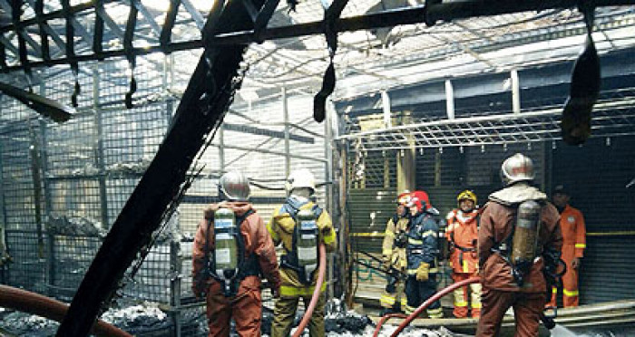 Bangkok Post - Fire at Chatuchak market