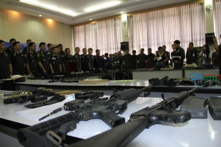 Bangkok Post - Task force raid nets illegal weapons haul