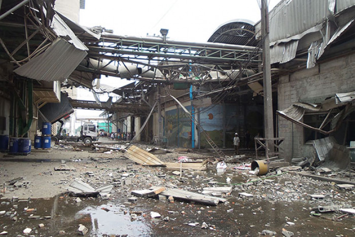Bangkok Post - Factory boiler explodes, 11 hurt, 3 seriously
