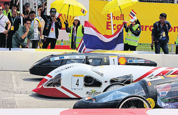 Driving to the finish line