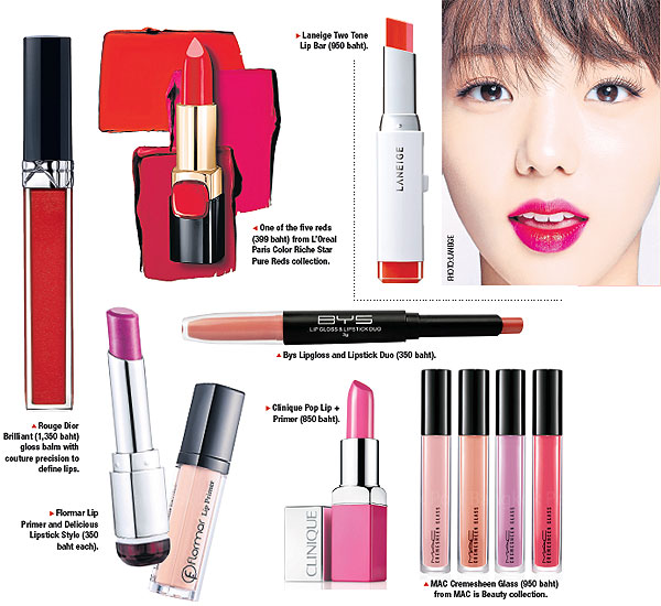 Bangkok Post - Two-tone lips