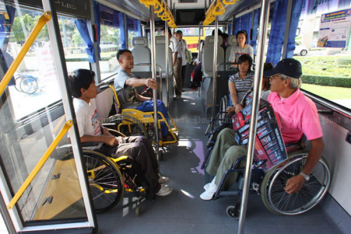 Bangkok Post - Disabled-friendly buses to be limited