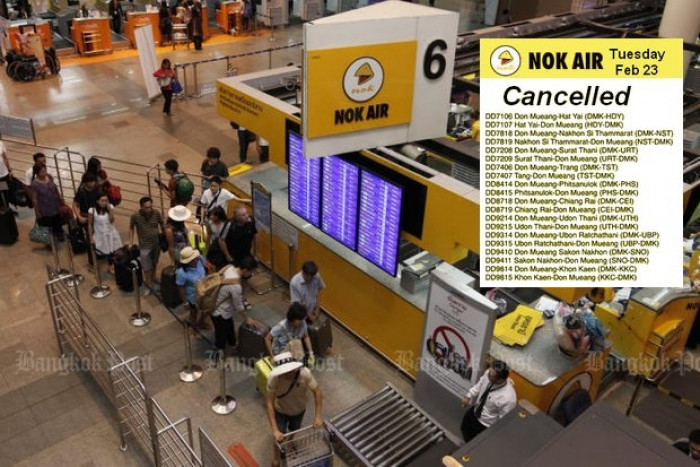 Bangkok Post - Passengers vent anger at Nok Air