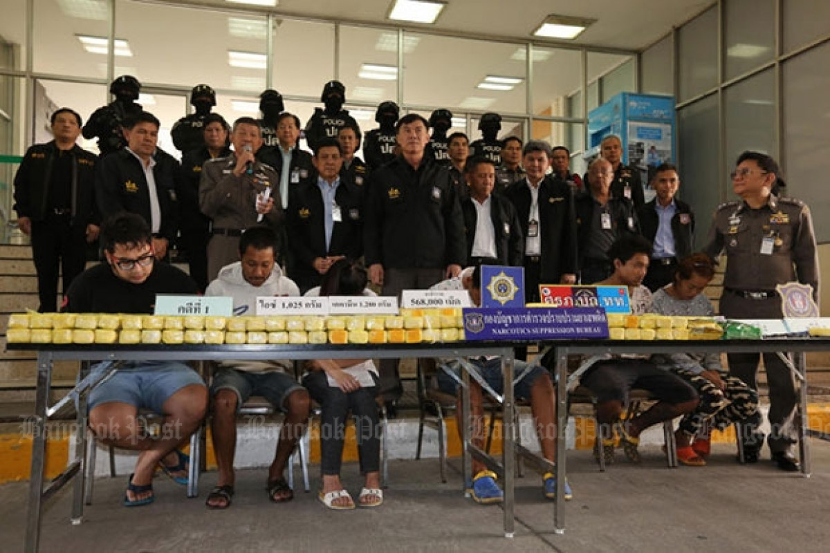 Bangkok Post - Traffickers caught, big haul of speed pills seized