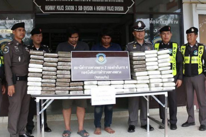 Bangkok Post Two Men Arrested With 99kg Of Marijuana