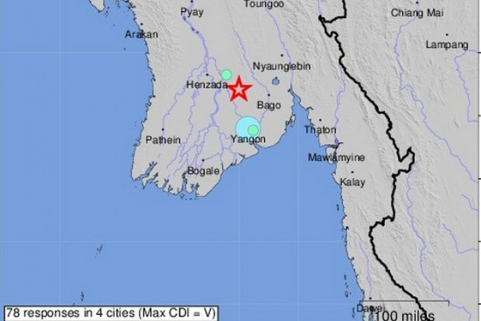 Bangkok Post - Earthquake shakes Yangon, no damage reported