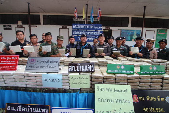 Bangkok Post 470kg Of Marijuana Seized