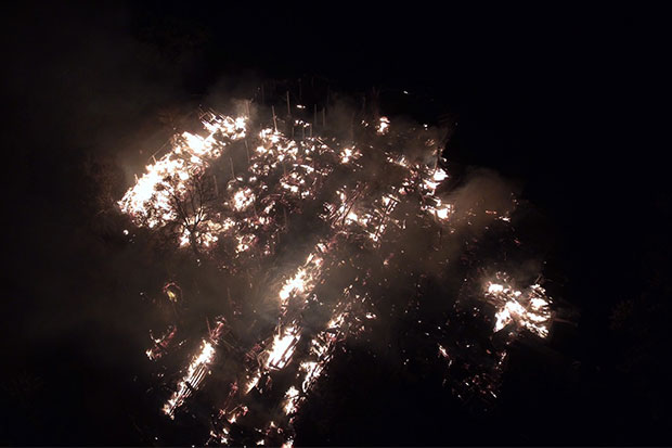 Bangkok Post - Fire guts sawmill, causing B50m in damage