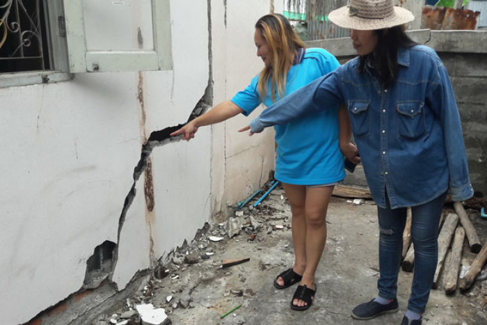 Bangkok Post - Developer promises to repair subsiding houses