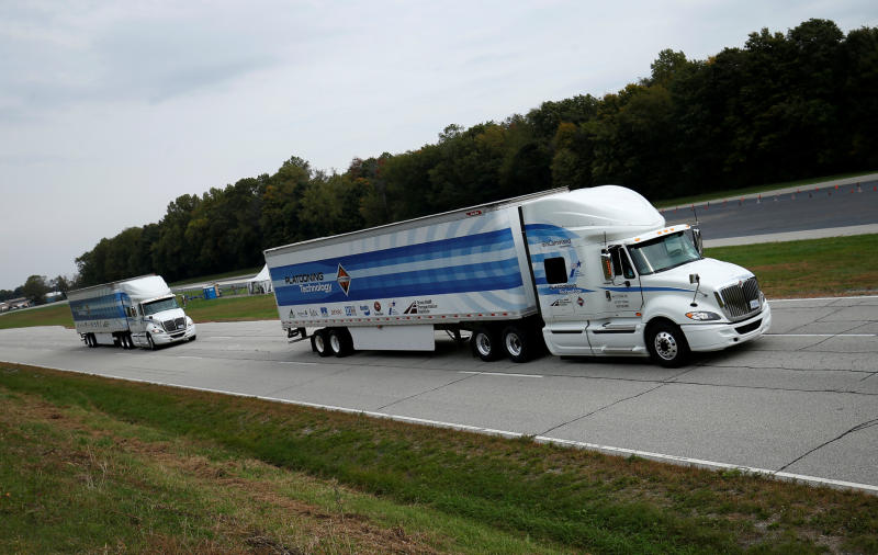 Bangkok Post - Semi-automated trucks to hit UK roads by end of 2018