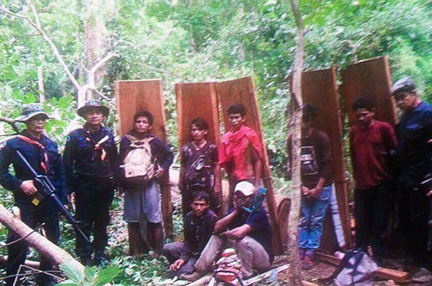 Bangkok Post - Cambodians arrested for illegal logging in Chanthaburi