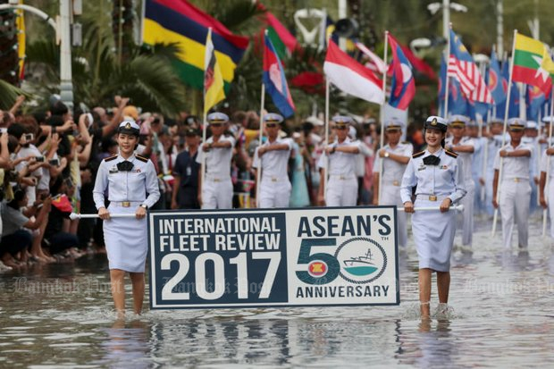 Bangkok Post - Asean navies boost ties in fleet review