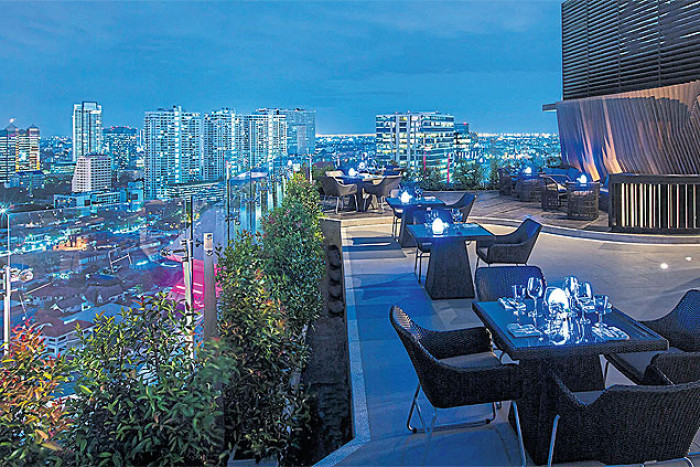 Bangkok Post - Ambrosial New Year’s Eve Set Menu at Blue Sky Bar & Dining