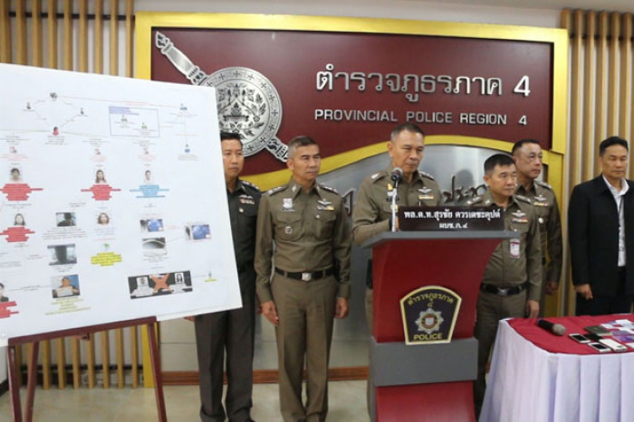 Bangkok Post - Russian, Taiwanese, Thai phone scammers arrested