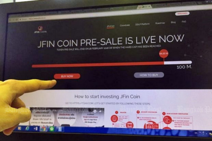 Bangkok Post - JFin ICO presale begins on high note