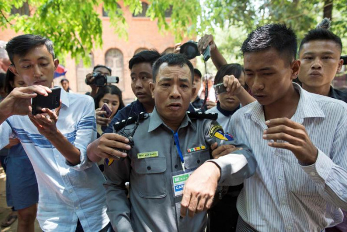 Bangkok Post - Myanmar judge says policeman's 'entrapment' testimony stands