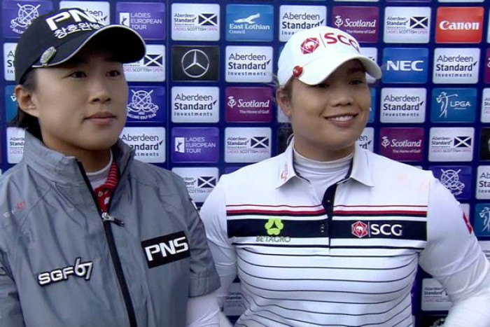 Bangkok Post - Ariya takes lead at Scottish Open