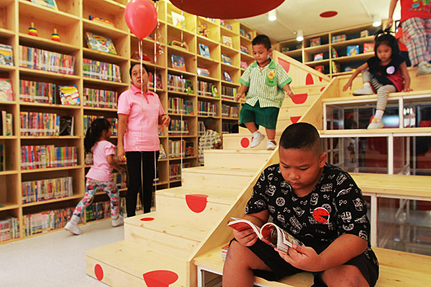 Bangkok Post - 'Ladybug Library' takes flight in Lumpini