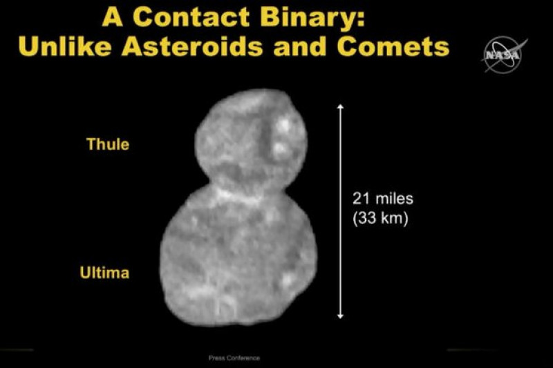 Bangkok Post - Deep space mission reveals photos of Ultima Thule 'snowman'