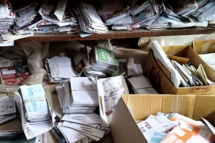 Bangkok Post - Mountain of undelivered mail found at postman's house