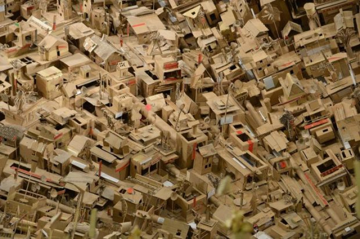 Bangkok Post - Intricate cardboard city rises in Manila art show