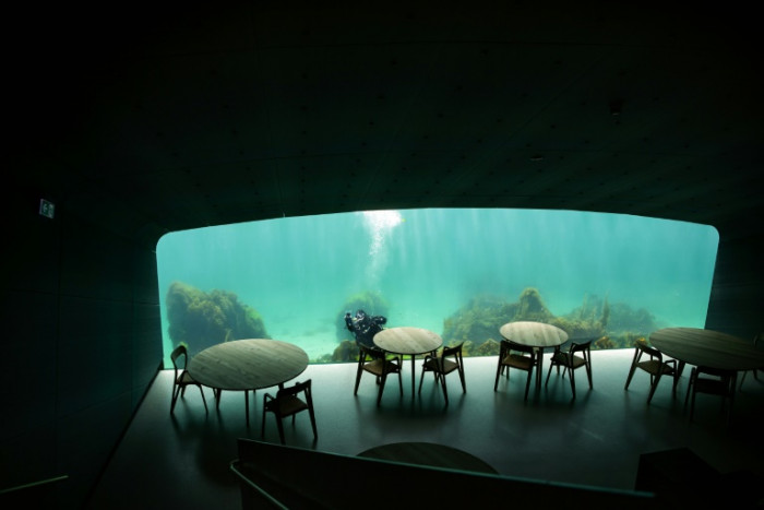 Bangkok Post - Descend, Eat, Marvel: Europe's first underwater restaurant