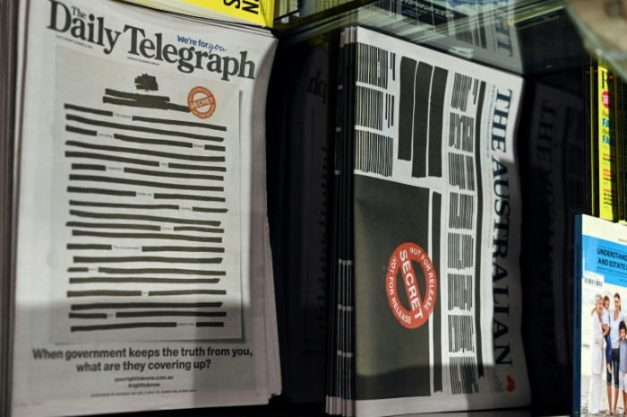 Bangkok Post - Australian papers censor front pages in press freedom ...