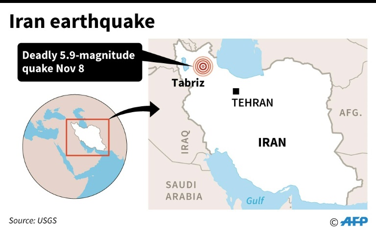 Bangkok Post - Earthquake in Iran, 5 killed, 120 injured: state television