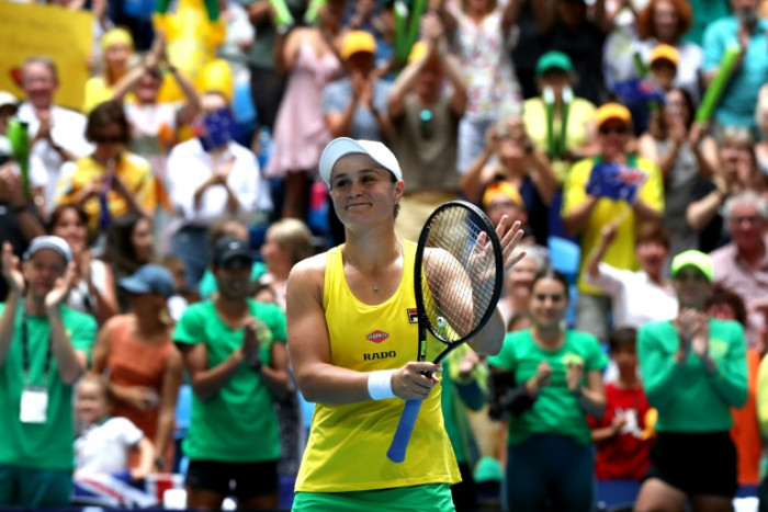 Bangkok Post - Barty produces 'best ever' tennis in Fed Cup final