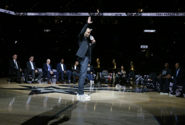 Bangkok Post - Spurs retire French NBA star Parker's number in ceremony