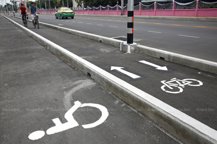 Bangkok Post - Cycle lane to get safety upgrade