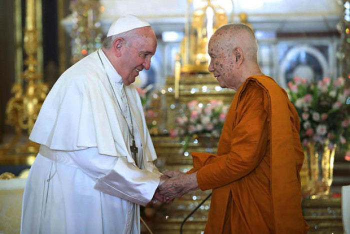 Bangkok Post - Pope meets Supreme Patriarch on visit promoting ...