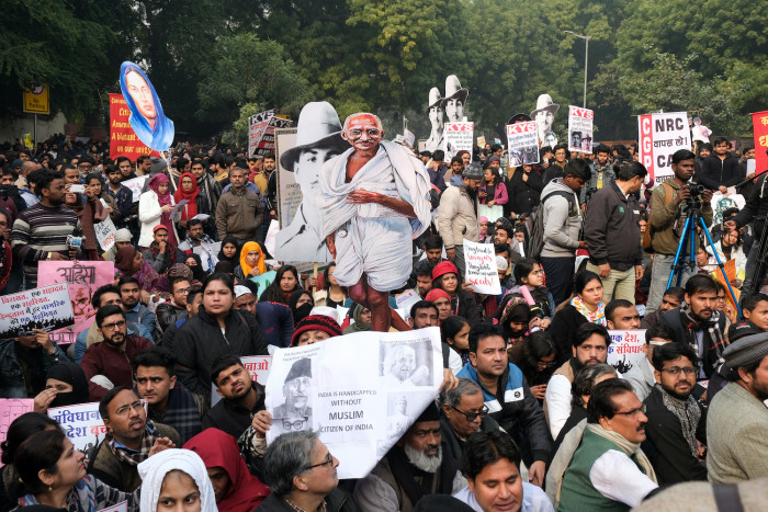 Bangkok Post - Indian police scanning faces at protests