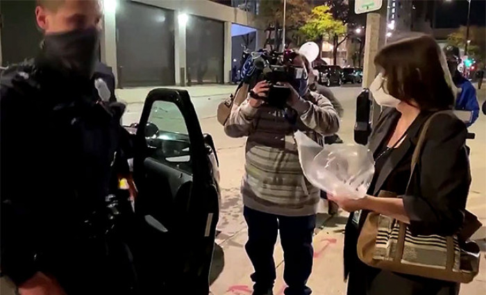 Police Escort Milwaukees Absentee Ballots