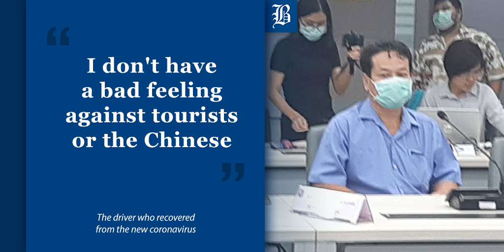 Bangkok Post - Keep fighting, taxi driver who had virus tells Wuhan