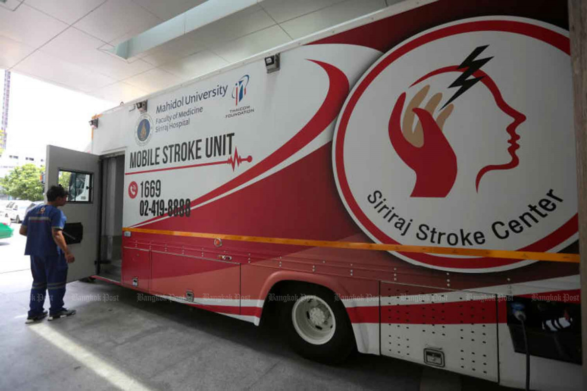 Bangkok Post - Mobile stroke unit 'proves a success'