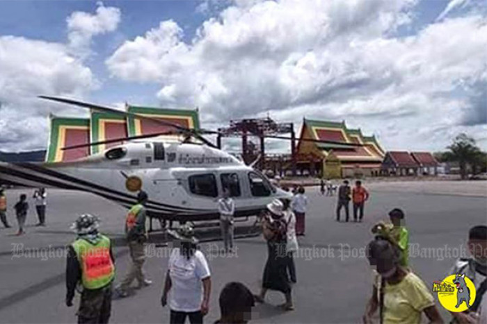 Police general lands helicopter at temple Bangkok Post Learning - Learn ...