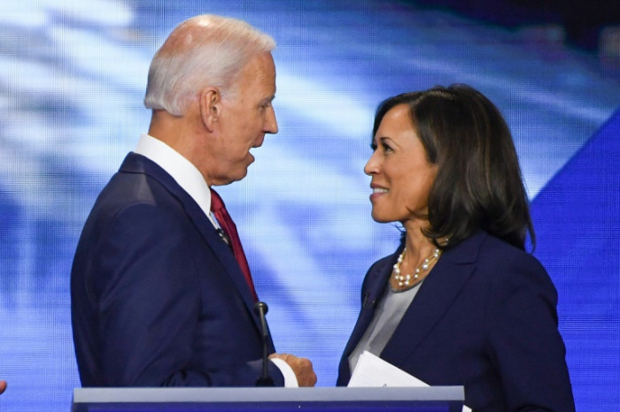 Bangkok Post - Biden, new running mate Harris kick off White House campaign