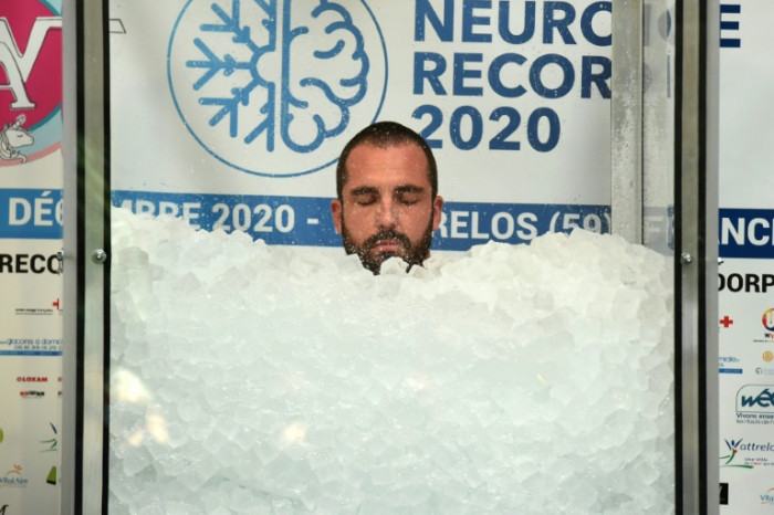 Bangkok Post - French 'Ice man' sets new world record in freezing glass ...