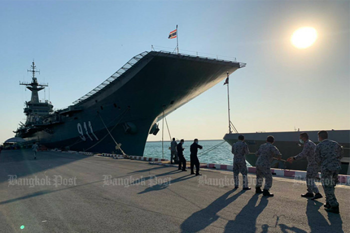 Bangkok Post - Navy ship crew tests negative after two sailors infected