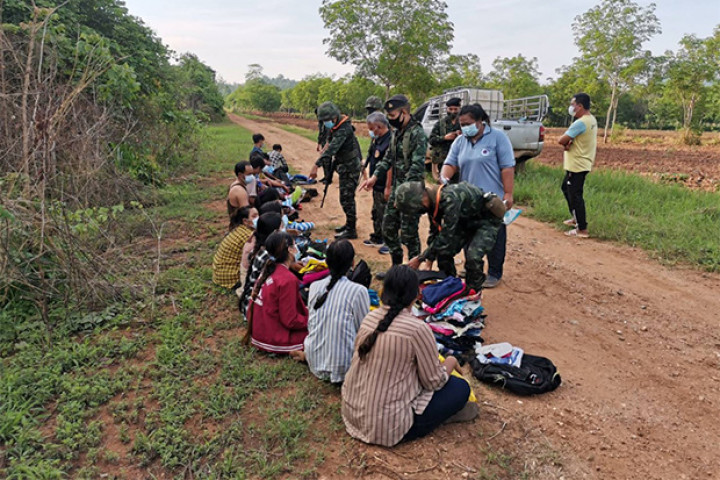Bangkok Post - 15 Myanmar migrants caught
